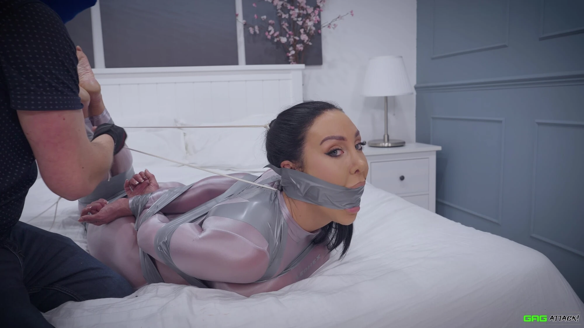 Mila Catsuit Bondage Session Bound And Gagged 17 Pics Xhamster 8884