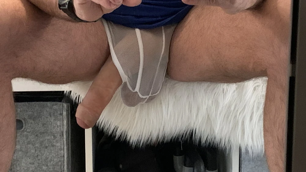 Xxl Huge Cock Balls Mesh Shorts 8 Pics Xhamster