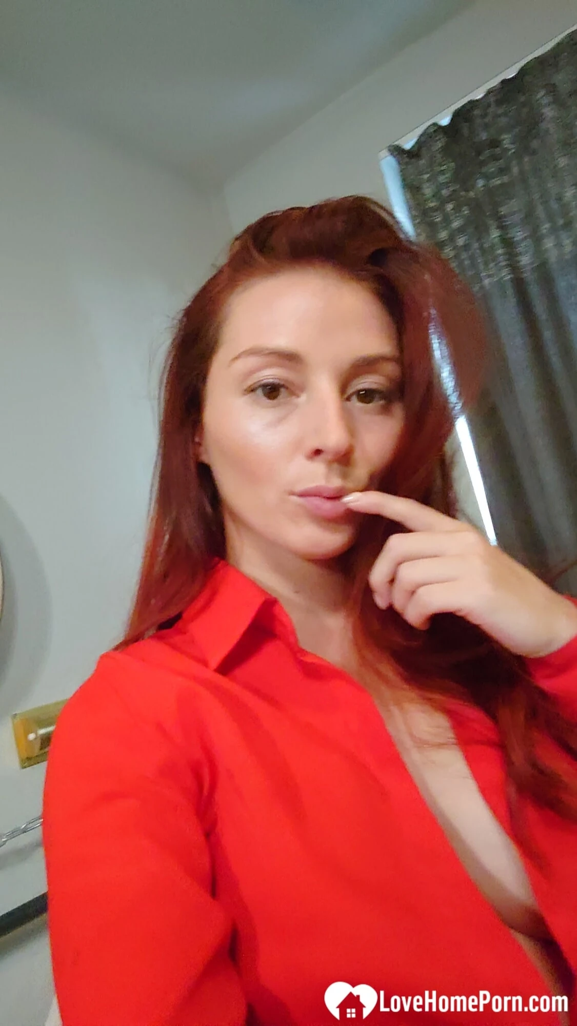Naughty Redhead Reveals Her Big Tits On Cam 19 Pics Xhamster
