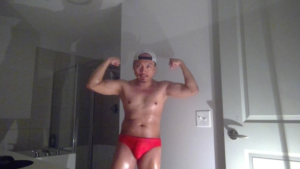 Flexing In Red Speedos Again 27 Pics Xhamster