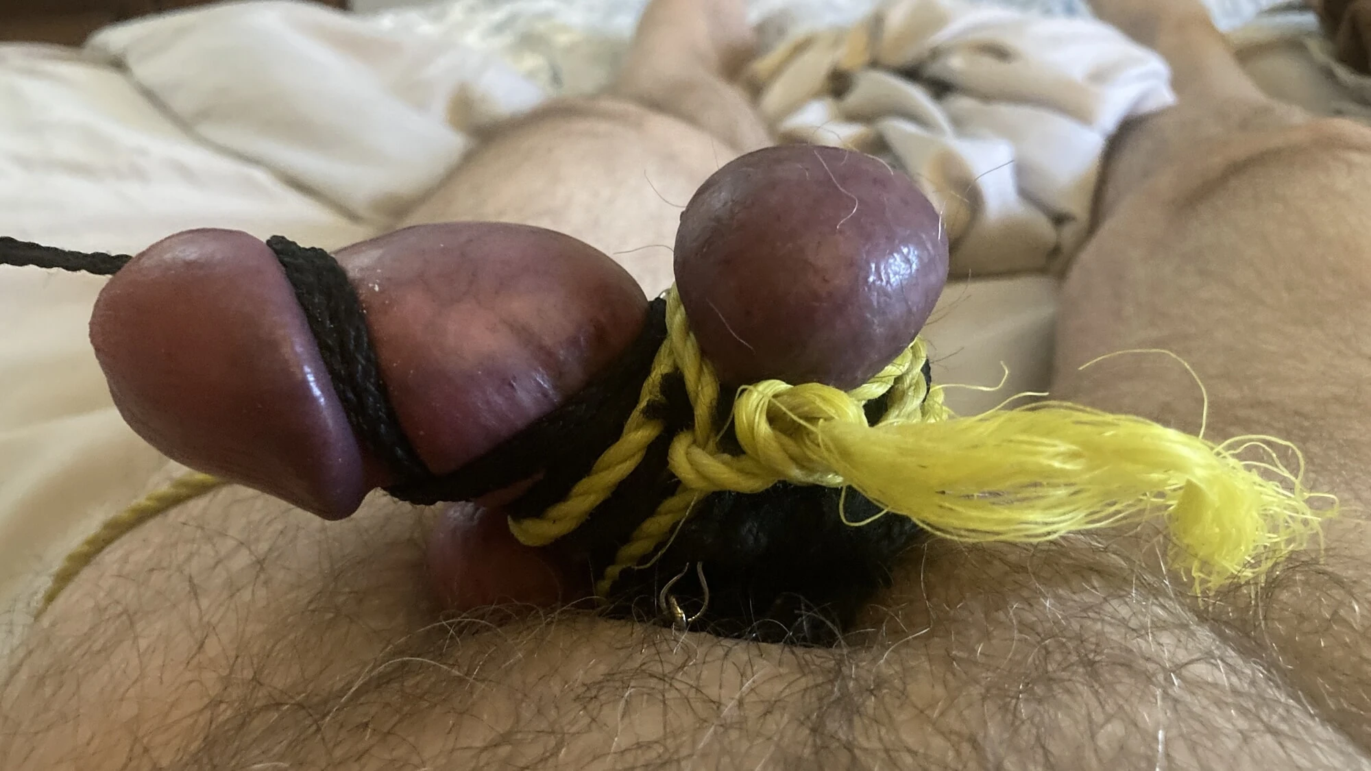 Cbtluvrs Upside Down Purple Cock And Balls Bondage Cbt 12 Pics Xhamster 7107