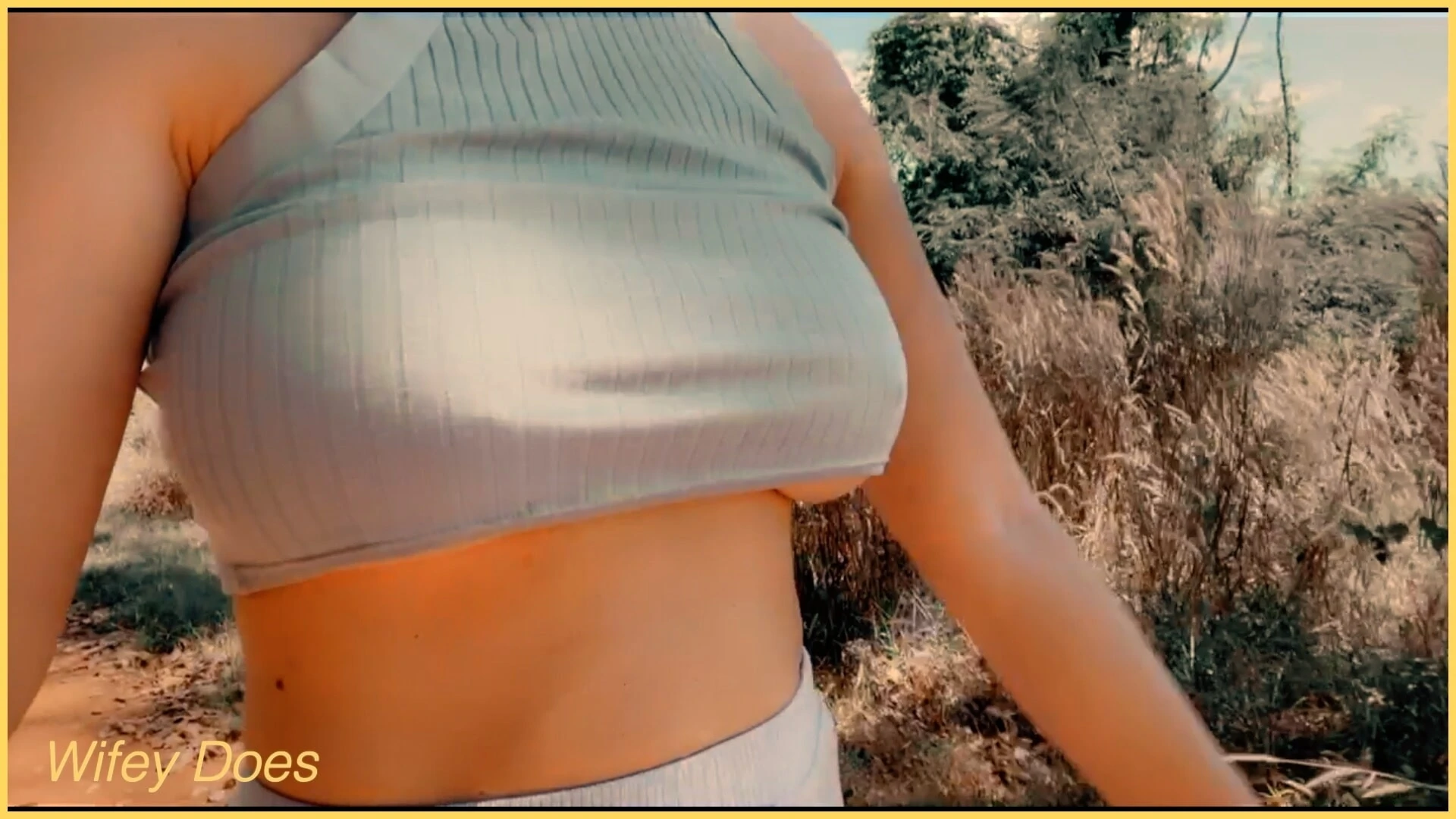 Wifey Heads On Hike Braless And No Panties 12 Pics Xhamster